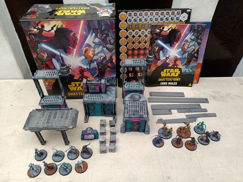 ATOMIC MASS GAMES STAR WARS SHATTERPOINT CORE SET SKIRMISH MINIATURES ...