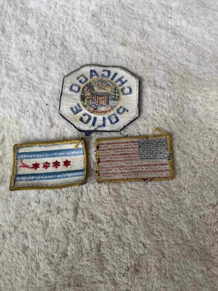 Chicago Police Vintage Patch Set, Lot Of 3 Pieces | eBay