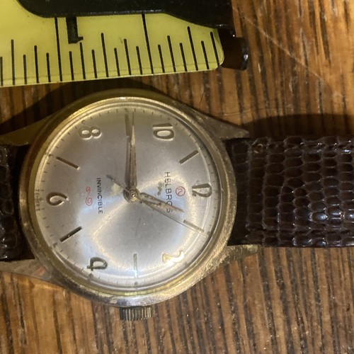 Vintage Helbros Invincible Wristwatch Swiss 7 Jewel Hand Wind As Is ...