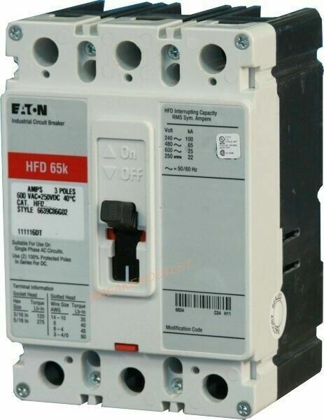 Eaton HFD3100L Circuit Breaker for sale online | eBay
