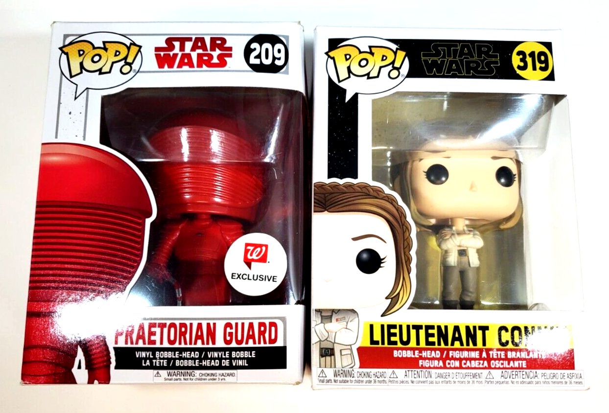 Set of 2, Funko Pop! Vinyl: Star Wars -#209 Praetorian Guard, Lt ...