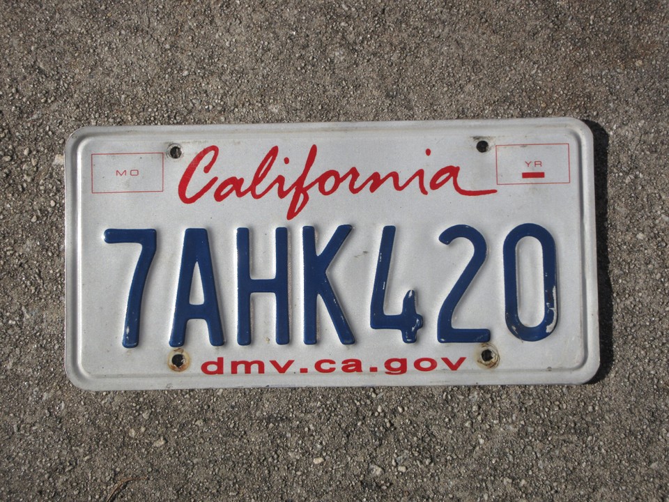 420 License Plate Different State Available Weed Marijuana Pot - (Pick ...
