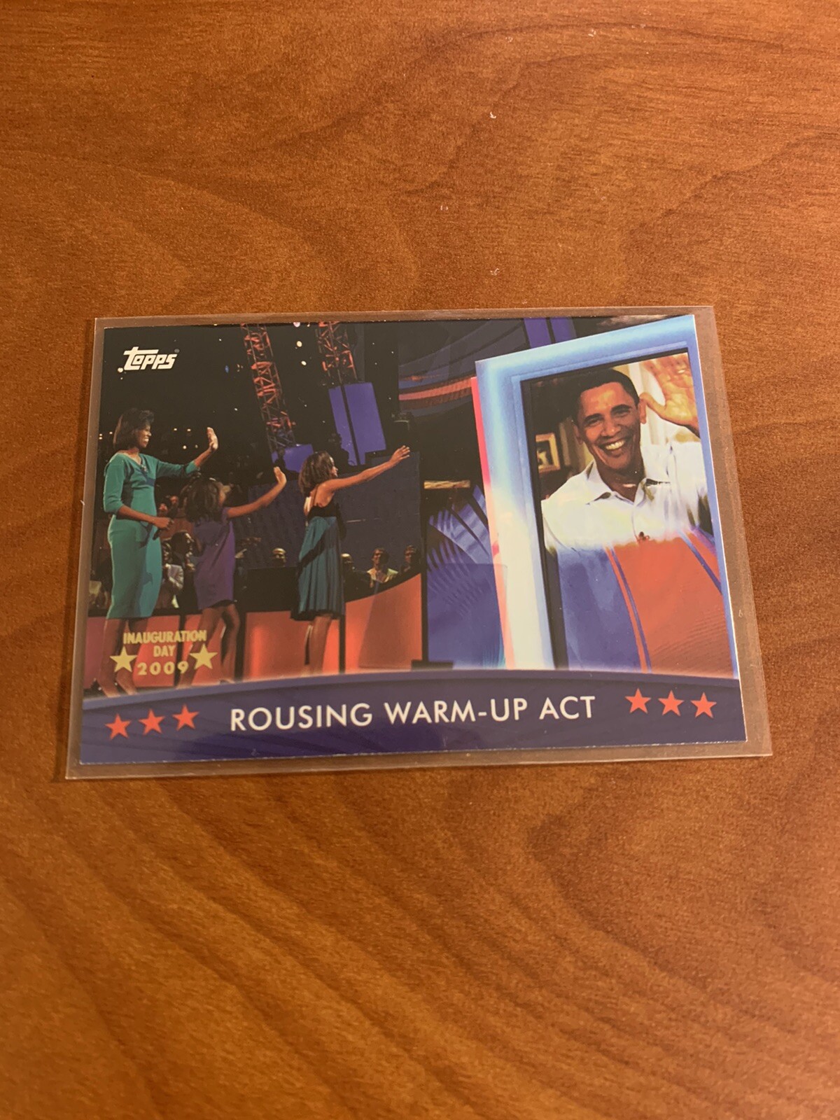 Rare Gold Foil 2008 Topps Barack Obama Inaugural Edition Card #35 w ...