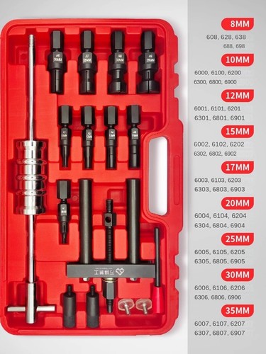 11-piece Auto and Motorcycle Inner Hole Ball Bearing Puller Bearing ...
