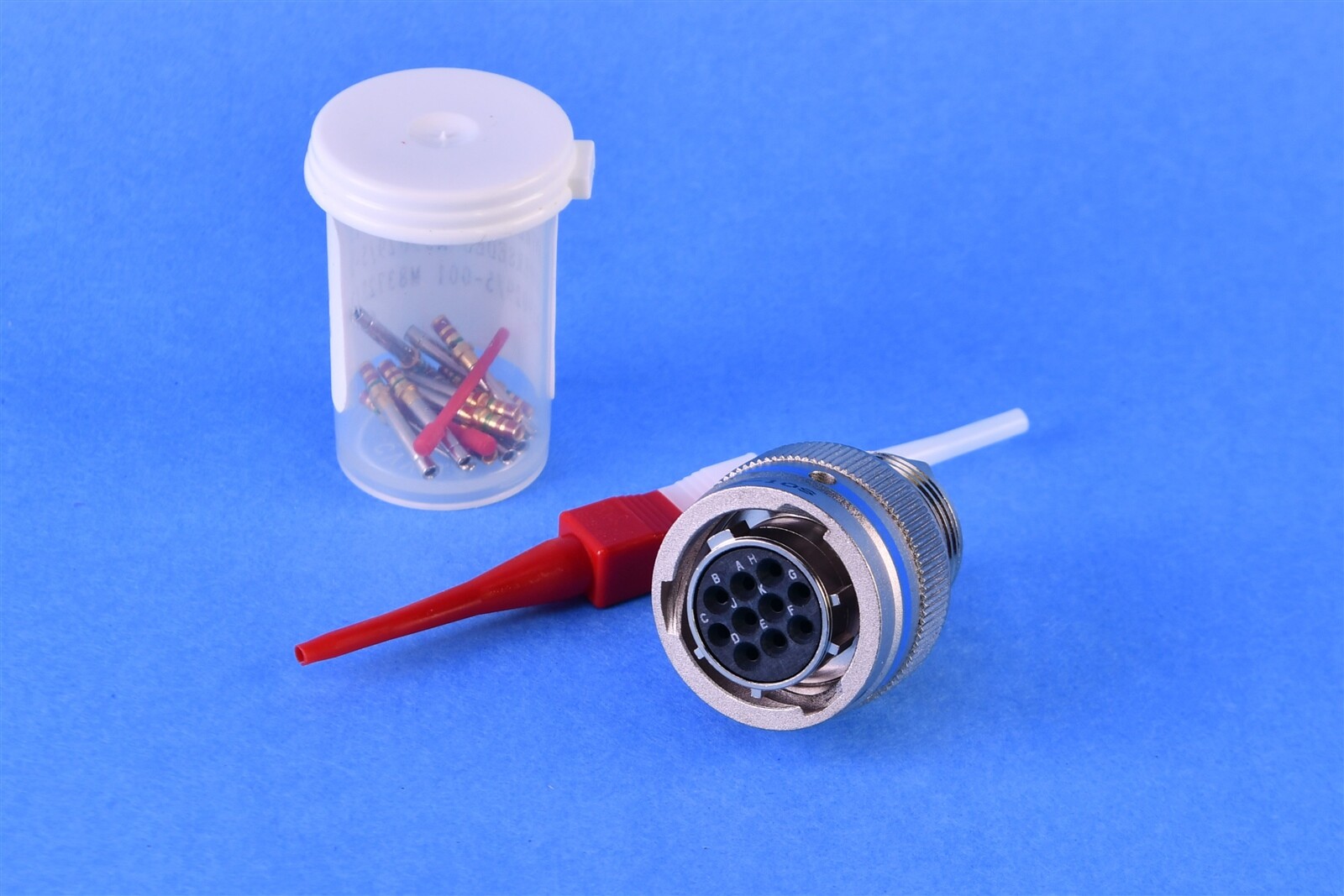 Amphenol Circular MIL Spec Connector MB 10P Straight Plug MS3476L12-10S ...