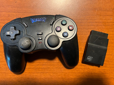 Pelican Predator Wireless Controller For Sony Playstation 2 PS2 Black ...