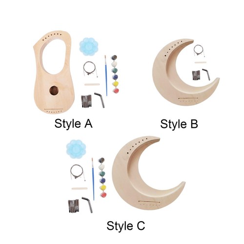 7 String DIY Set String Lyre Harp for Cooperation Education Hands on ...
