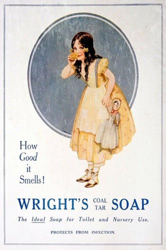 Wrights Soap Smells So Good Advert Vintage Look Retro Style Metal Sign ...