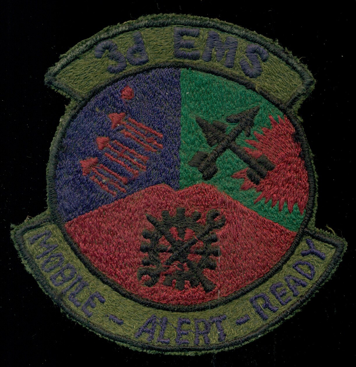 USAF 3d EMS Clark AB Patch R-5 | eBay
