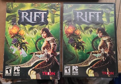 Rift by Trion Worlds PC Video Game (2011) w Case Slip Cover Map & Game ...