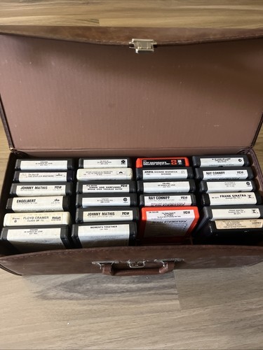 Lot of 23 8-track tapes with case 8 Track Tape Cartridge Various ...