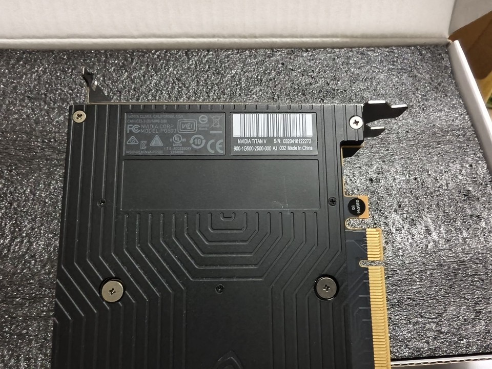 NVIDIA Titan V 12GB HBM2 900-1G500-0000-000 Professional CUDA Graphics Card GPU | eBay