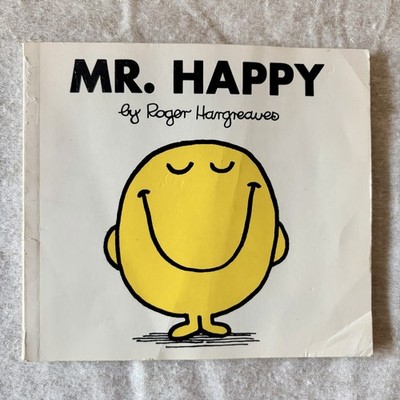 Mr. Happy (Mr. Men and Little Miss) Paperback By Roger Hargreaves VTG ...