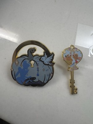 Loungefly Disney Princess Lock and Key Enamel Pin Set - Cinderella | eBay