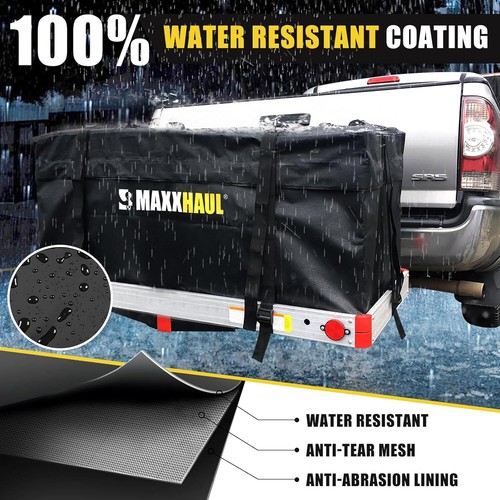 Heavy Duty Soft Shell Cargo Carrier Bag Black 47 inch Hitch Mount | eBay