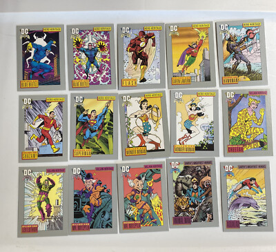 1991 DC COMICS Trading Cards Lot Of 60 Different Cards No Duplicates | eBay