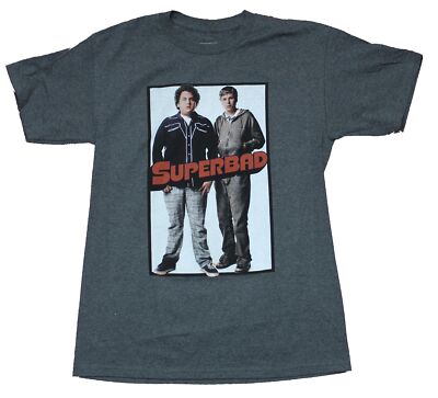 Superbad Adult New T-Shirt - Classic Super Bad Poster Pic | eBay