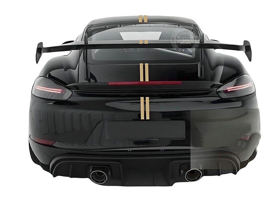 Racing Stripes Decal For Porsche 718 Boxster Cayman Hood Roof Rear Side ...