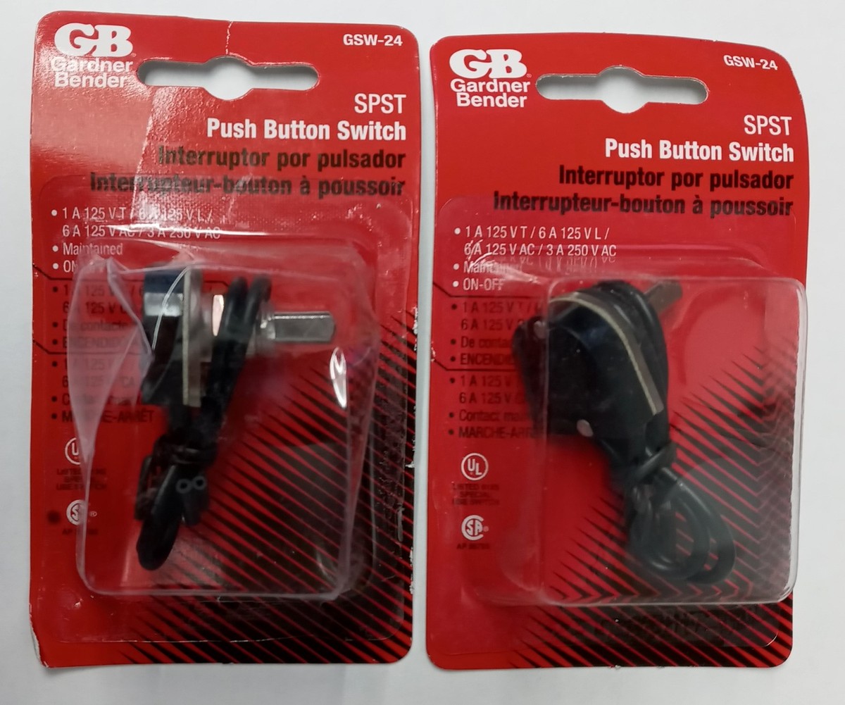 Single Pole Push Button Switch