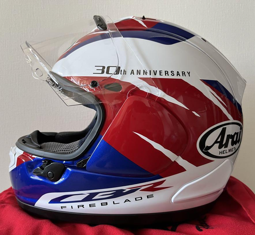 Arai RX-7X HONDA CBR 30th Corsair-X Full Face Helmet XL Size 61-62cm ...