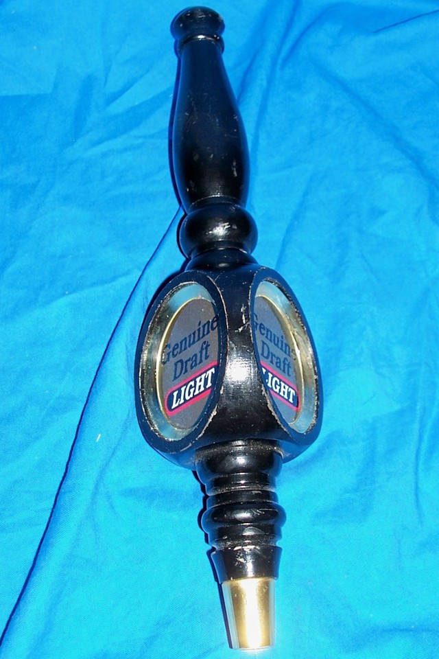 Miller Genuine Draft Light Beer Handle Keg Valve Pull Ale Barrel Bar ...