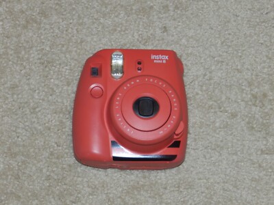 Fujifilm Instax Mini 8 Instant Film Camera Raspberry Red FILM TESTED ...