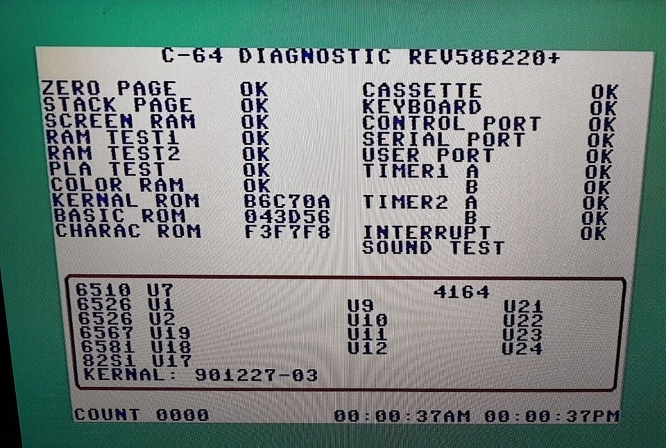 MOS 6526R4 | MOS 6526 R4 CIA Chip for COMMODORE 64/C128/1570 Genuine ...