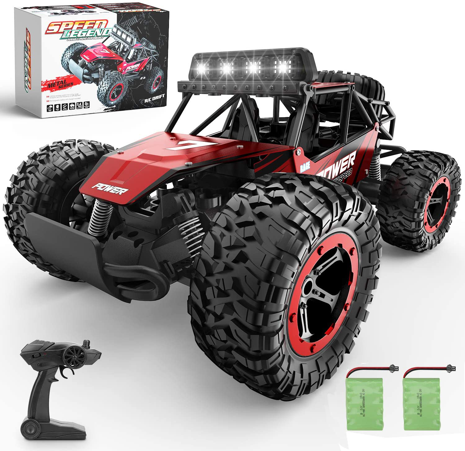 BEZGAR 17 Toy Grade 1:14 Scale Remote Control Car, 2WD High Speed 20 Km ...