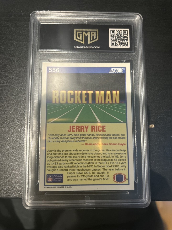 1990 Score - #556 Jerry Rice Rocket Man Insert | eBay