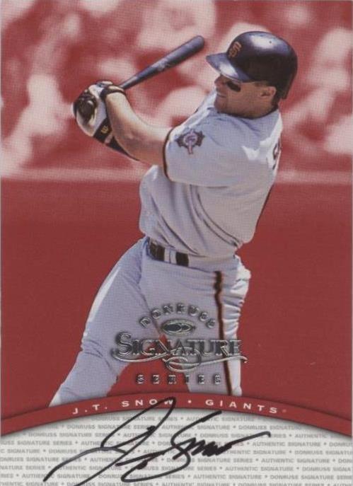 1997 Donruss Signature Series - Authentic Signatures J.T. Snow (AU) for ...