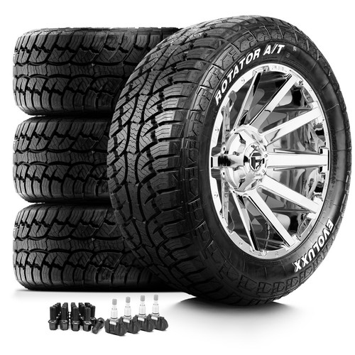 Fuel D614 CONTRA 20x10 6x135/6x139.7 Wheels, Rim package Tire For ...
