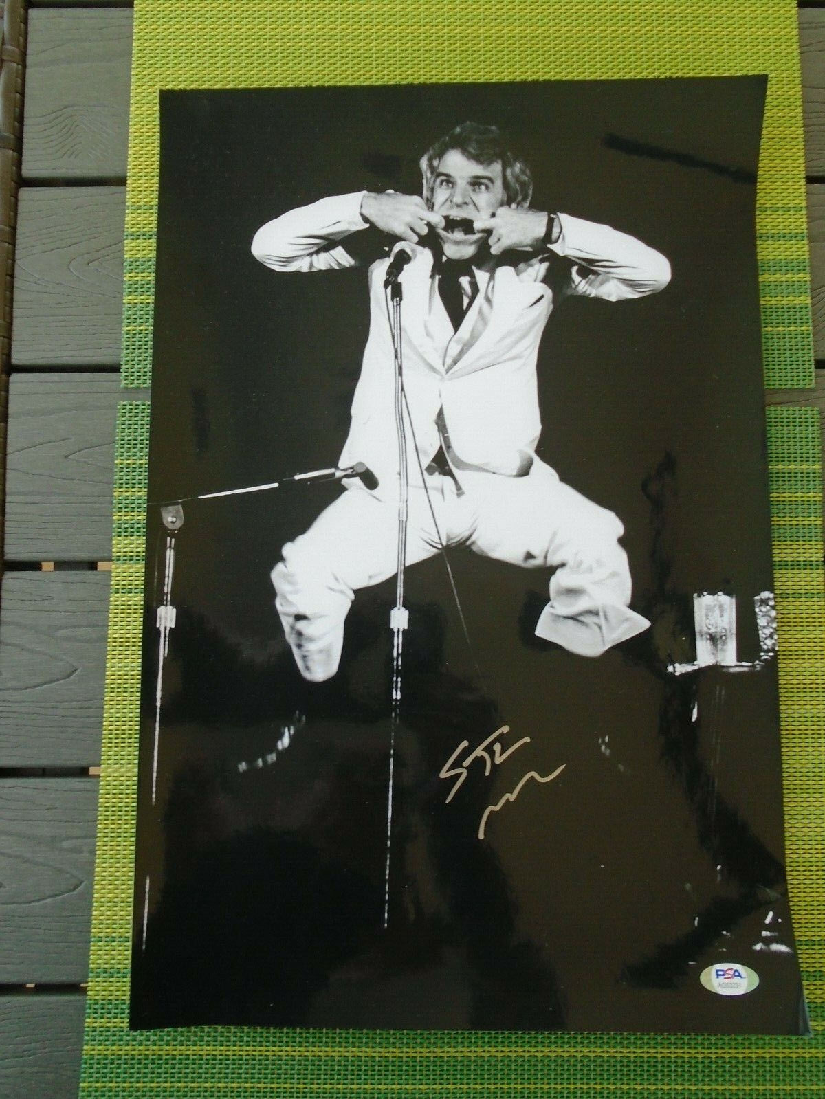 STEVE MARTIN AUTOGRAPH 17 1/2 X 11 3/4 PSA / DNA AUTHENTICATED | eBay