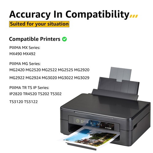 PG-243 CL-244 Ink Cartridges for Canon 243XL MG2522 MG4520 MG3320 ...