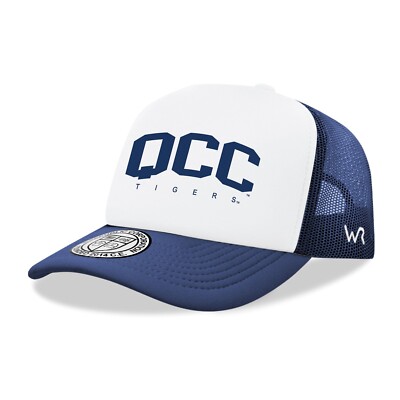 Queensborough University Tigers QCC Trucker Mesh Snapback Game Day Hat ...