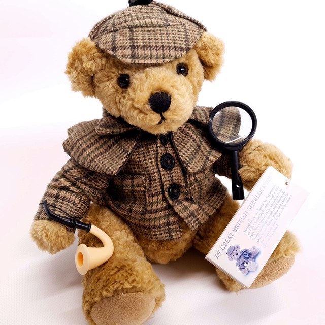 Sherlock Holmes Great British Teddy Bear Collectable RARE With Original ...