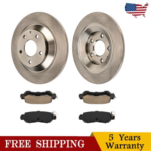 For 2013 2014 2015 Mazda CX-5 Rear Disc Brake Rotors Ceramic Pads 31623 ...