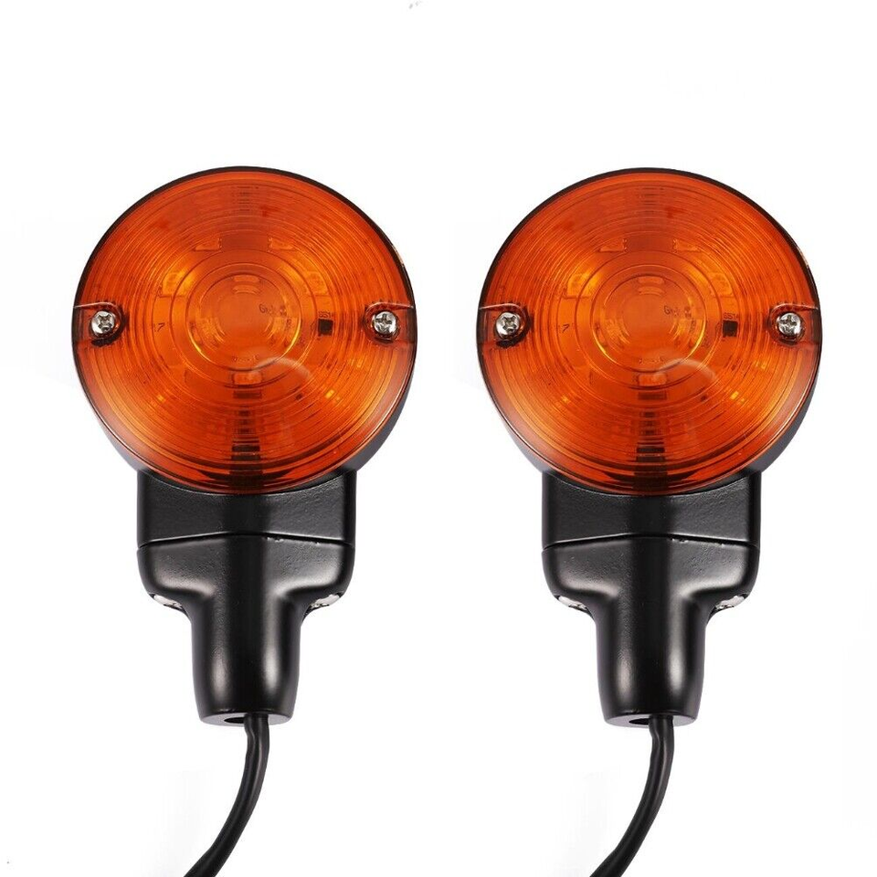 Motorcycle Amber LED Flat Turn Signal Light For Harley Road King Glide ...