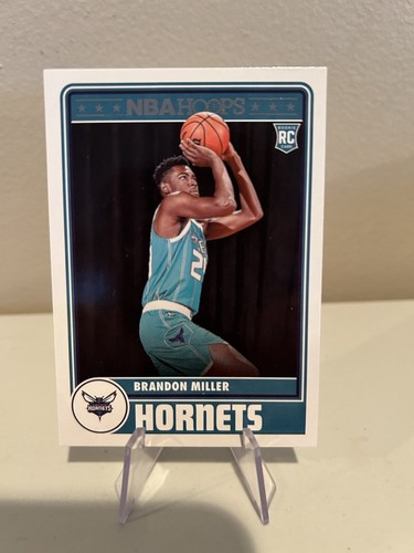 2023-24 Panini NBA Hoops Brandon Miller Rookie Tribute Card #284 ...