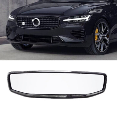 Gloss Black Front Grille Trim Overlay Cover Decoration For Volvo S60 ...