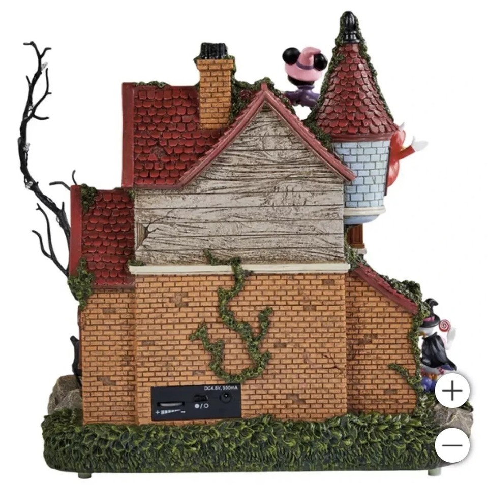 Disney Halloween Haunted Party House Lights & Music MIckey Donald Goofy ...