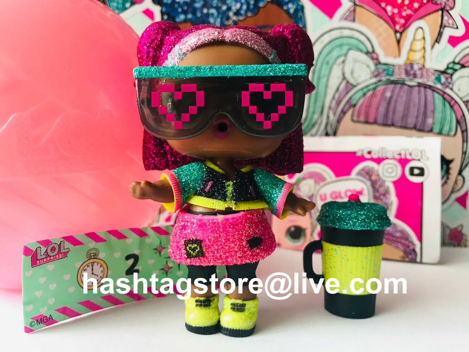 LOL Surprise SPARKLE VRQT FUNKY BAMBOLA CONFETTI POP GLITTER GLAMPER ...