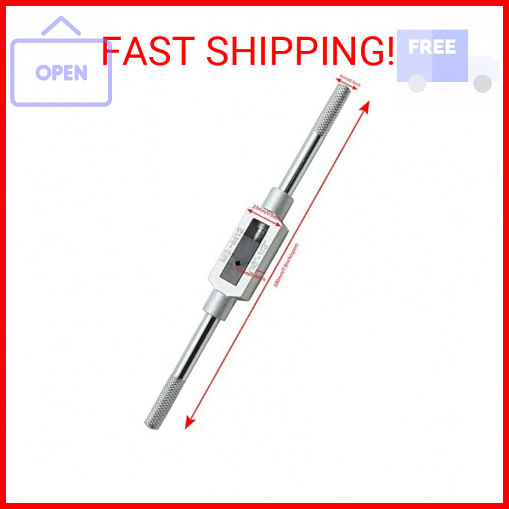M3-M12 Adjustable Tap Wrench Handle 1/16"-1/2" Tap Handle Reamer Wrench ...