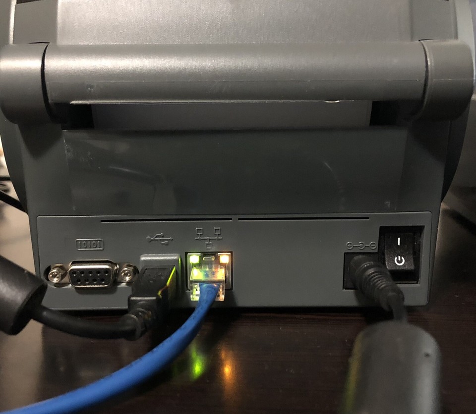 InterMec PC43D DT Label/Barcode Printer Ethernet USB Tested Perfect PS ...