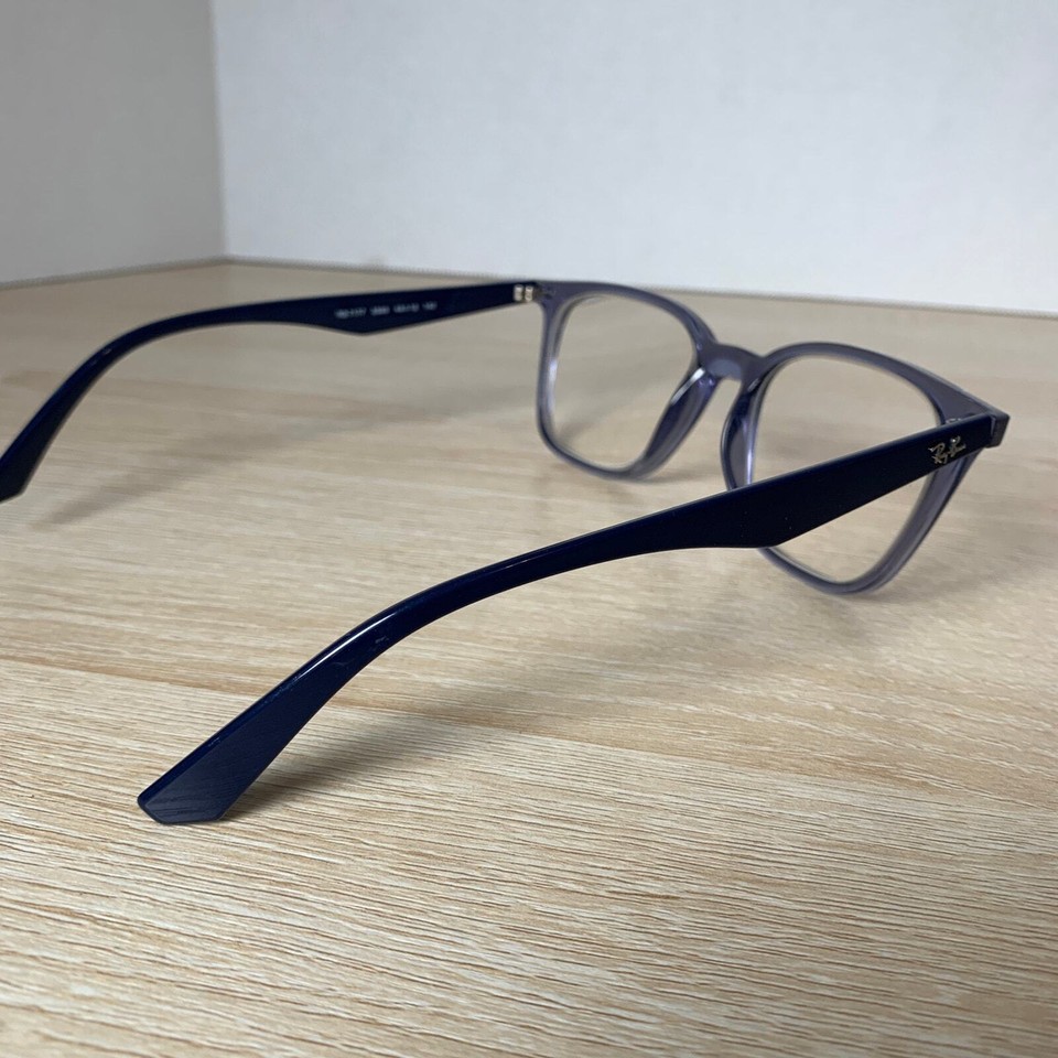 Ray-Ban RB7177 5995 Blue Square Eyeglasses Frames 49-18 140 Frames Only ...