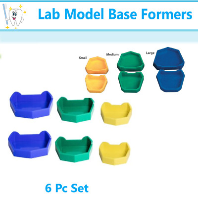 Dental Model Lab Base Former Molds for Stone Tray Loading Assorted Set ...