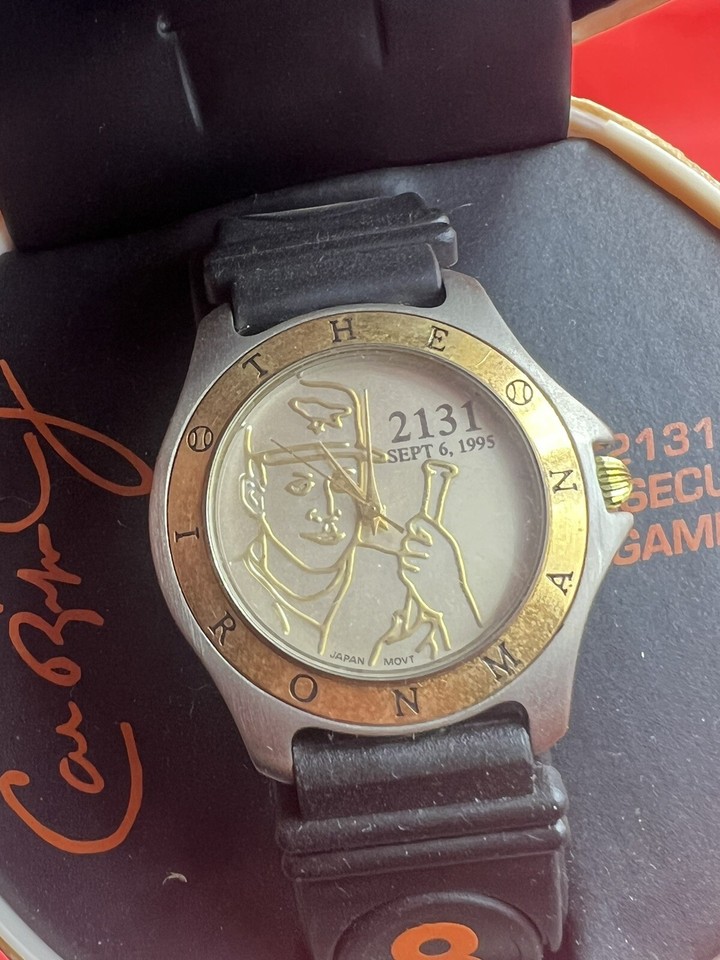 Cal Ripken Jr 2131 Consecutive Games Commemorative Watch with Baseball ...