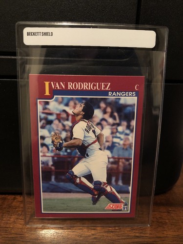 1991 Score Traded Ivan Rodriguez Rookie Baseball Card #82T Nm-Mint FREE ...