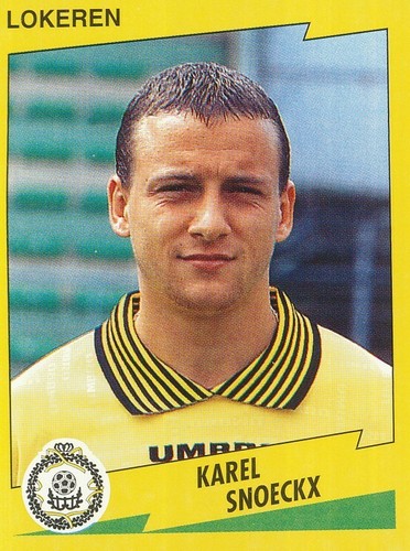 229 KAREL SNOECKX # BELGIQUE SPORTING LOKEREN - STICKER FOOTBALL 98 ...