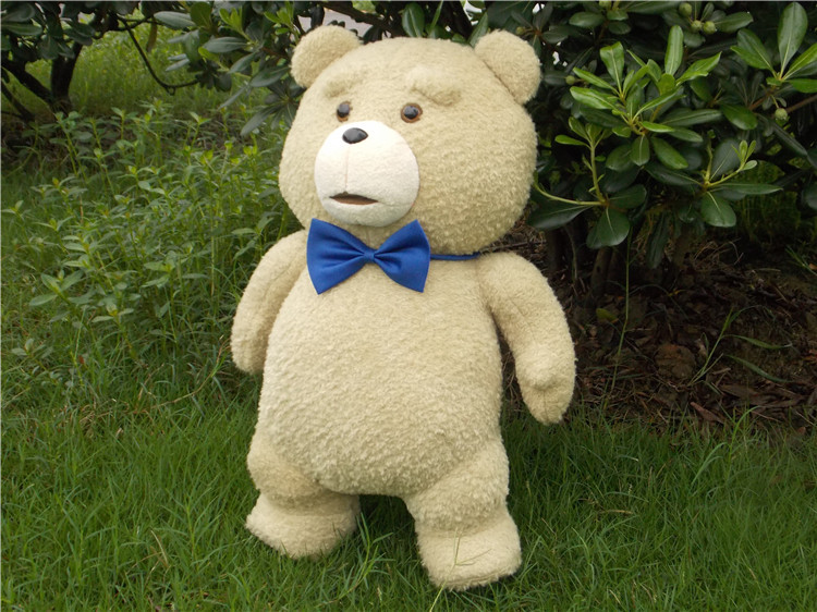18" New Ted Movie TED The Bear Plush Doll Bear Blue Tie Soft Toy Kid's ...