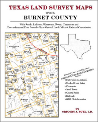 Burnet County Texas Land Survey Maps Genealogy History 9781420350289| eBay